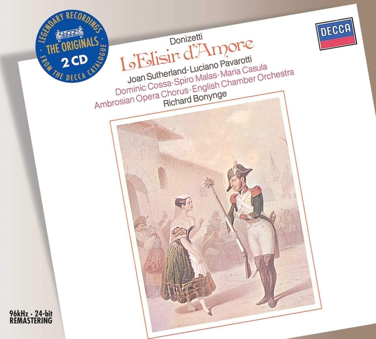 L'Elisir D'Amore: Maria Casula, Luciano Pavarotti, Joan Sutherland ...