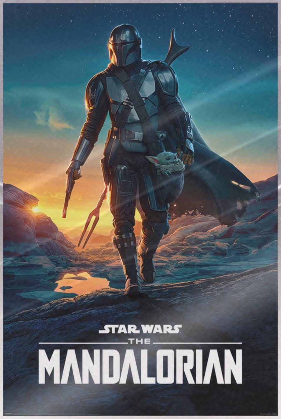 Amazon.com: POSTER STOP ONLINE The Mandalorian - TV Show Poster (Mando ...