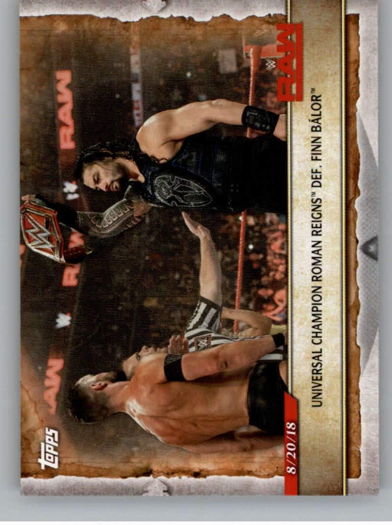 Amazon.com: 2020 Topps WWE Road to WrestleMania #15 Roman Reigns ...