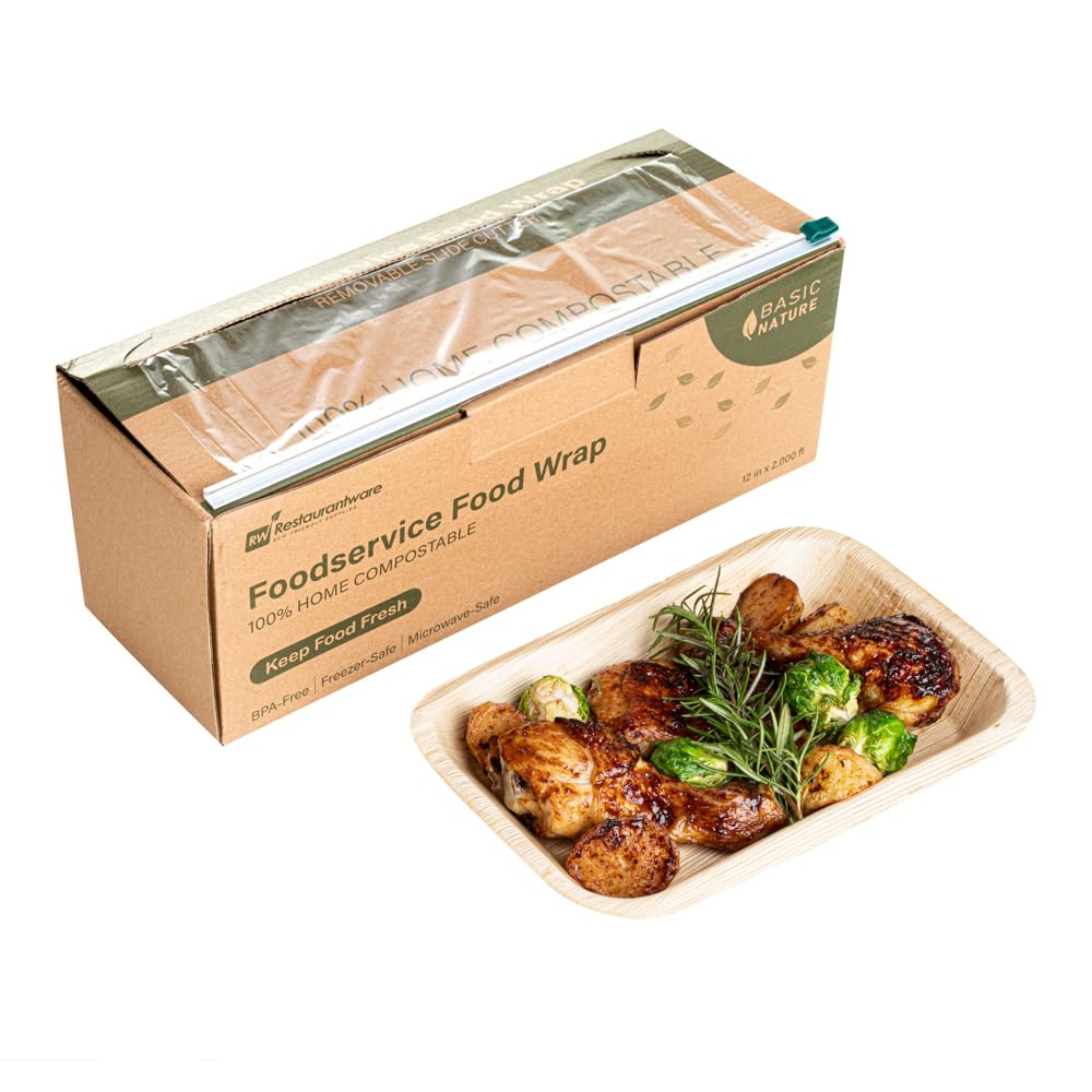 Amazon.com: Restaurantware Basic Nature 12" x 2000' Food Wrap 1 ...