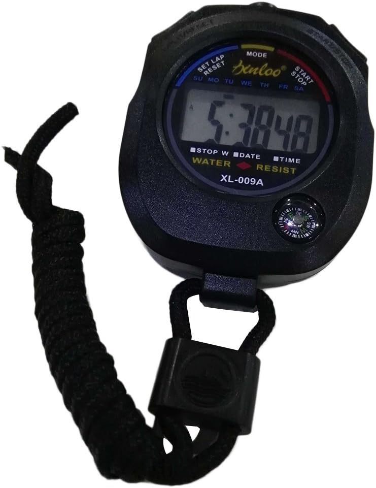 Professional Stopwatch Timer,Stopwatch Hand Held LCD Chronograph with ...