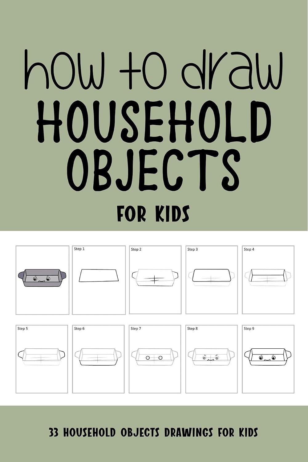 Amazon.com: How to Draw Household Objects for Kids: Step by Step ...