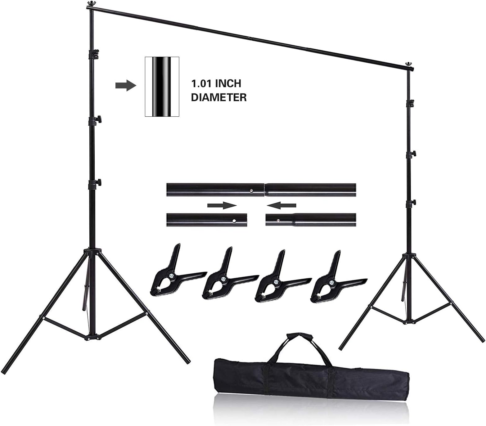 Amazon.com : HYJ-INC 10ft x 8.5ft Adjustable Photography Backdrop ...