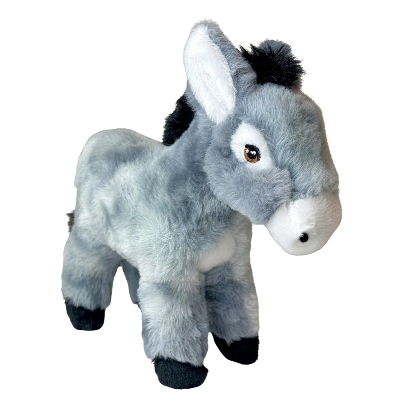 Deluxe Paws Plush Cuddly Soft Eco Toys 100% Recycled (Donkey) : Amazon ...