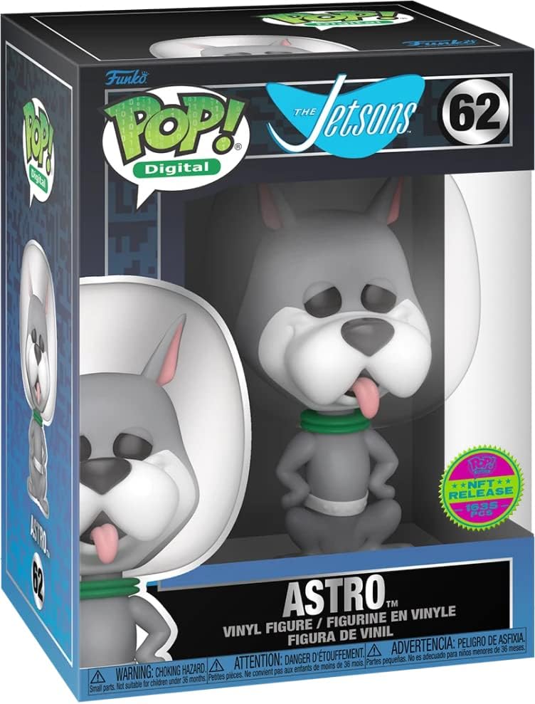 Amazon.com: Funko POP! Digital The Jetsons Astro NFT Release Exclusive ...