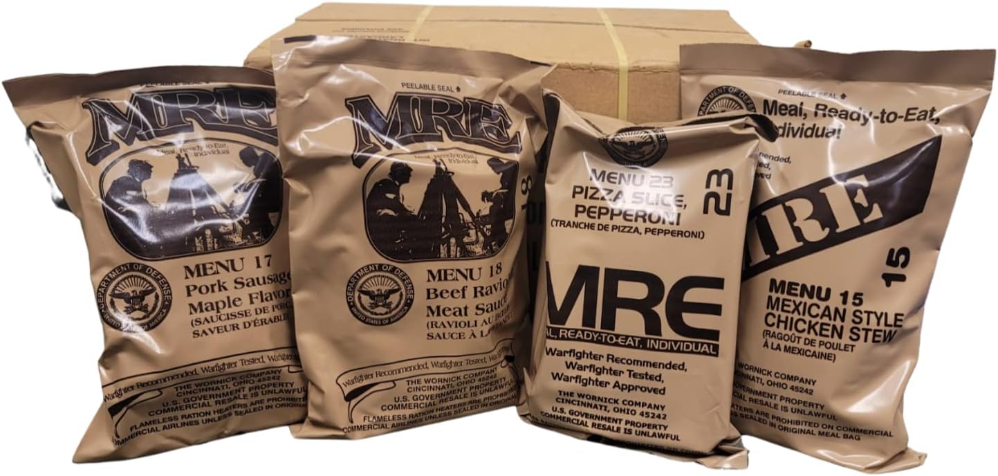 Amazon.com: 2nd Amendment Surplus MRE Surplus 2024 Inspection US Meals ...