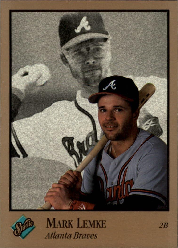 Amazon.com: 1992 Studio Baseball Card #6 Mark Lemke : Collectibles ...