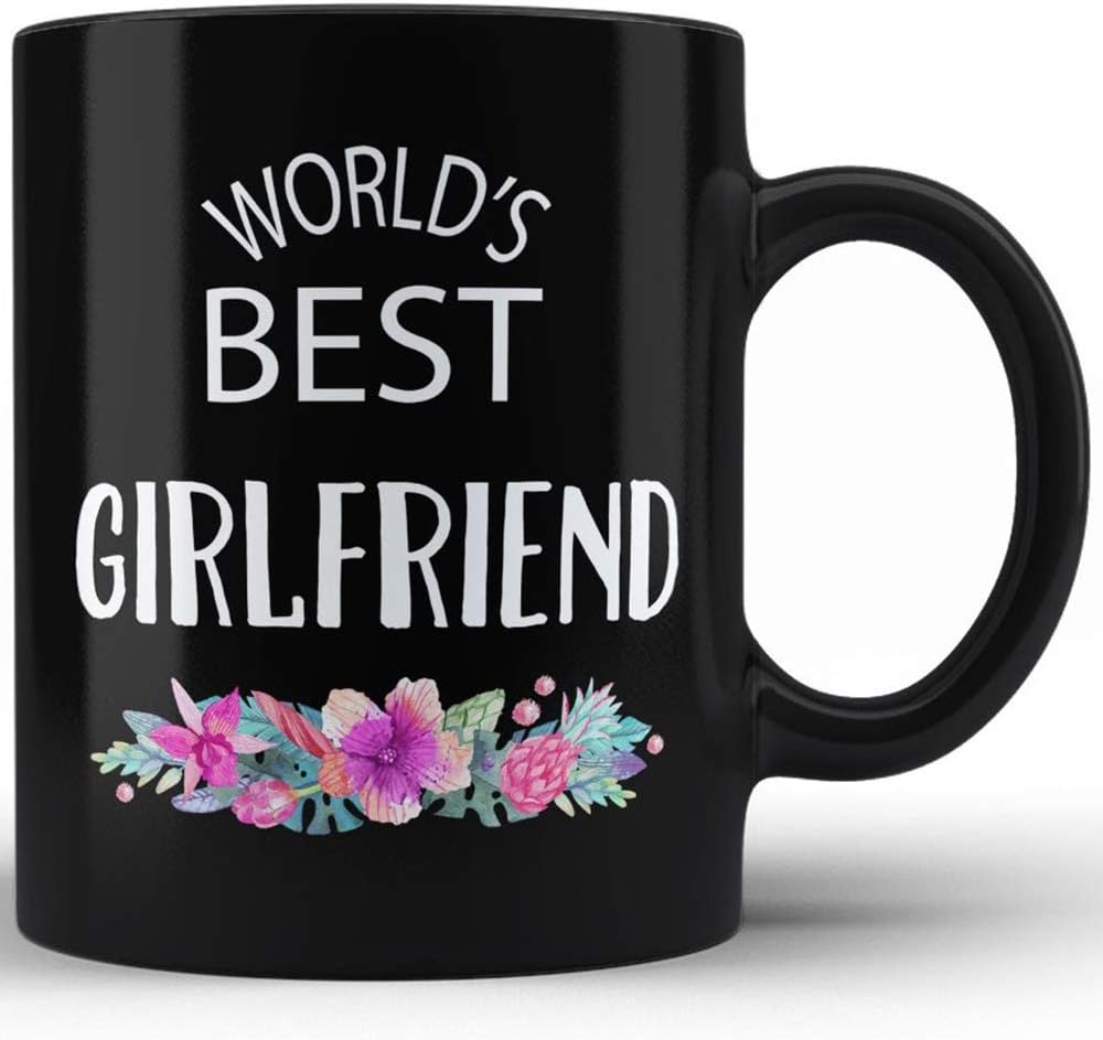 Amazon.com: World's Best Girlfriend Mug - Girlfriend Ever Gifts for Her ...