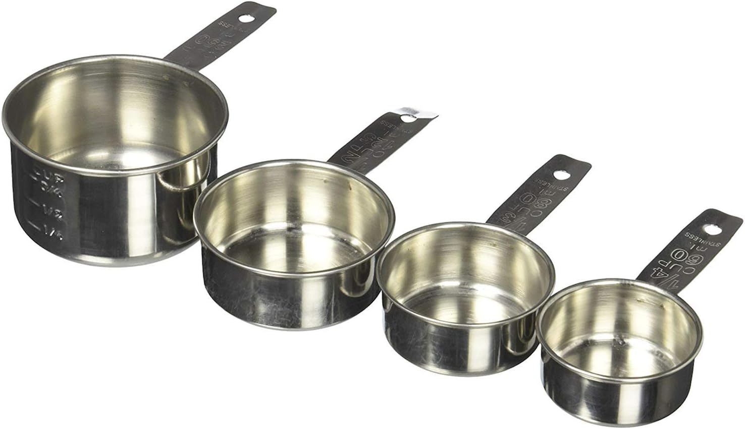 Amazon.com: Stainless Measuring Cup Set: Home & Kitchen