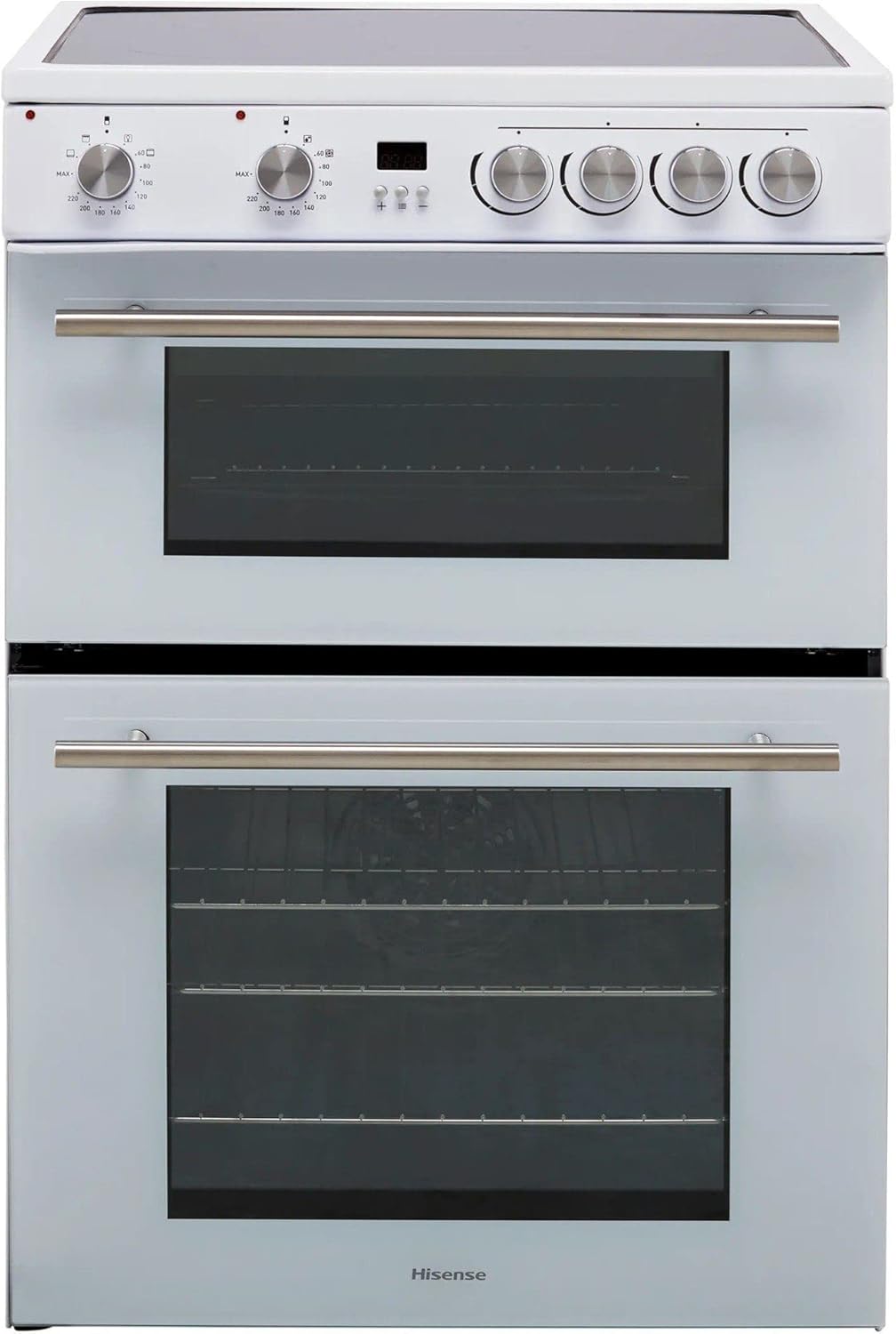 Hisense HDE3211BWUK 60cm Electric Cooker with Ceramic Hob-White A Rated ...