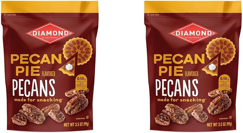 Amazon.com : Diamond of California Pecan Pie Snack Pecans, 3.5 oz, 2 ...