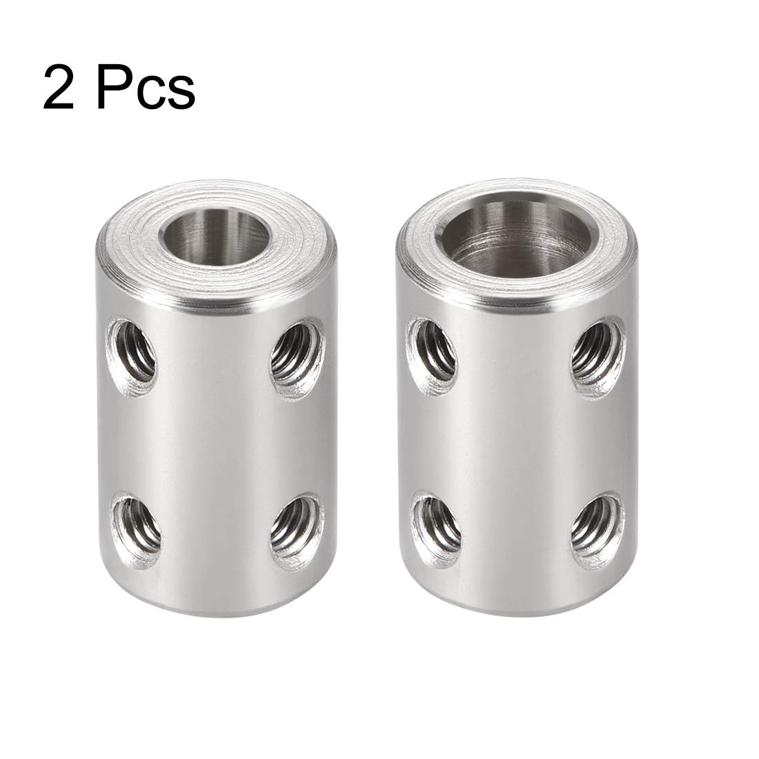 D Shape Shaft 4-Pack Stainless Steel Shaft Couplers - 4mm To 6mm Bore ...