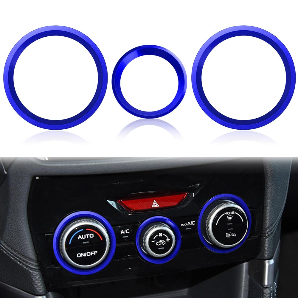 Snapklik.com : Auovo AC Climate Control Knob Outer Ring Covers ...