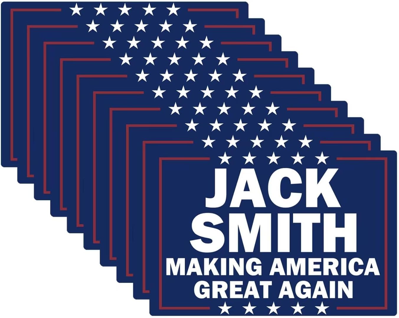 Amazon.com - 10 Pack Jacks Smith Making America Great Again Stickers ...