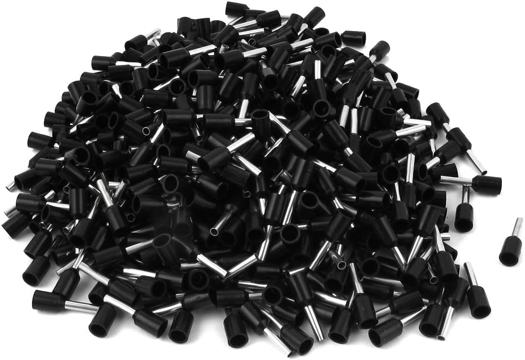 uxcell 500Pcs E1508 16AWG Wire Crimp Insulate Ferrule Cord End Terminal ...