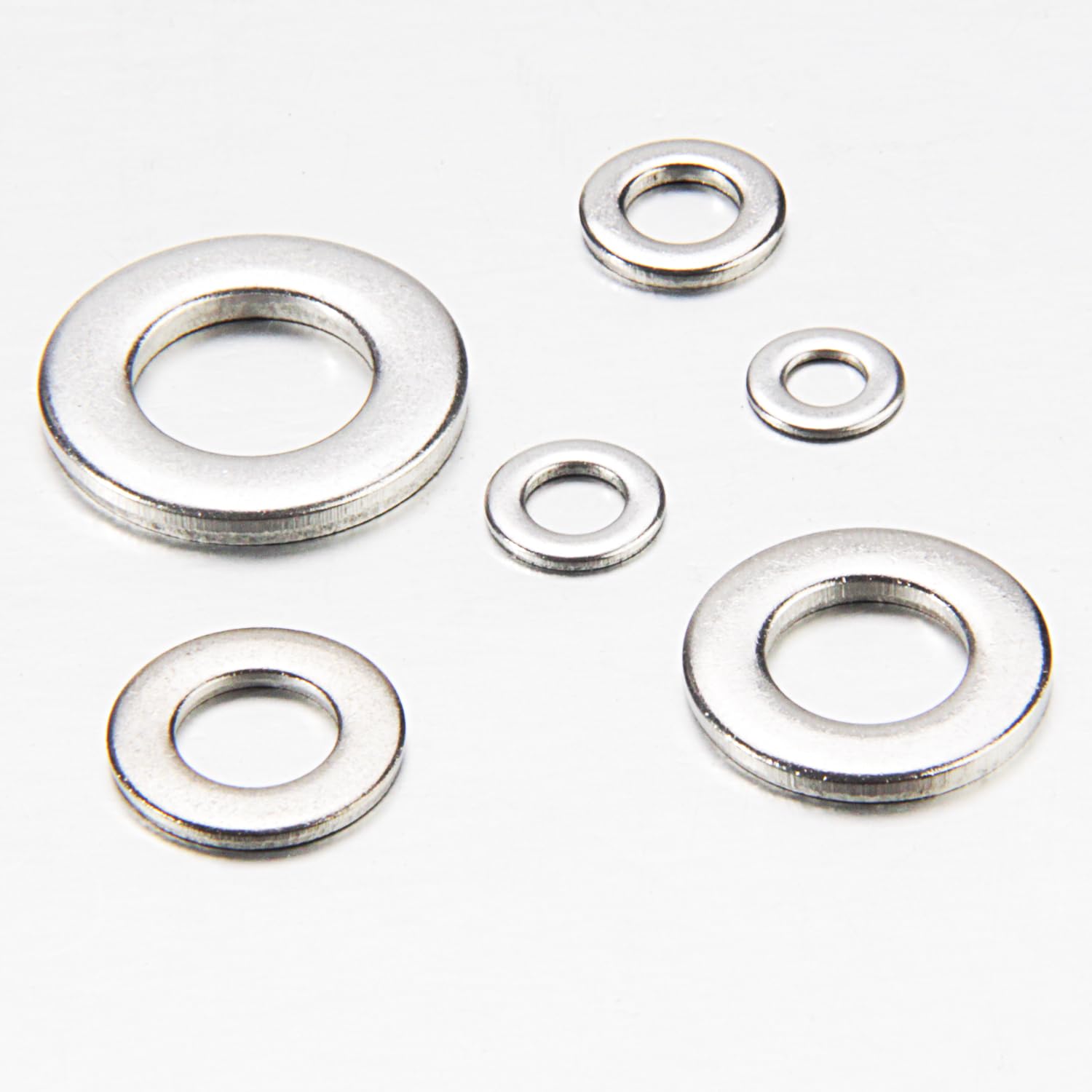 Snapklik.com : 1100 Pcs Washers 304 Stainless Steel Flat Washers For Screw
