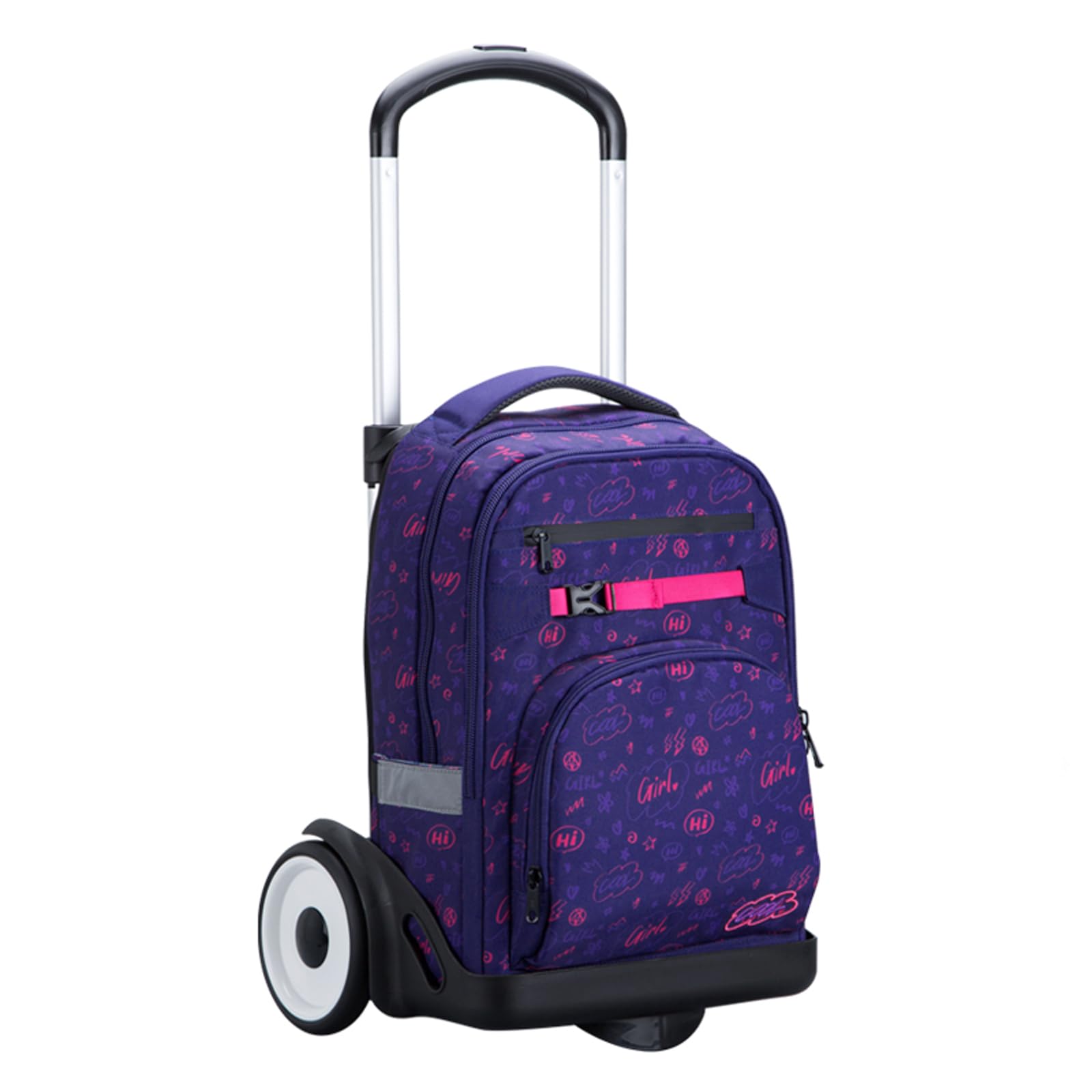 UNIKER Rolling Backpack with Removable Trolly Cart for Business,Travel ...
