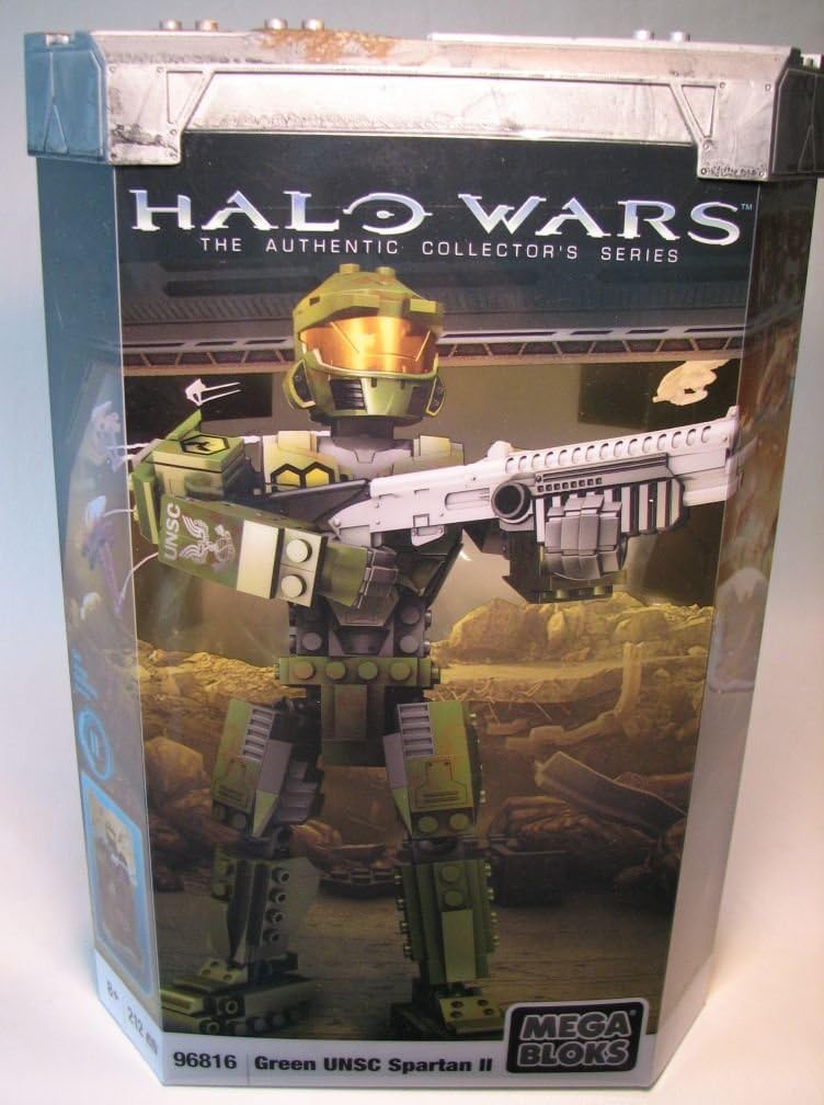 Amazon.com: Mega Bloks Green UNSC Spartan II : Toys & Games