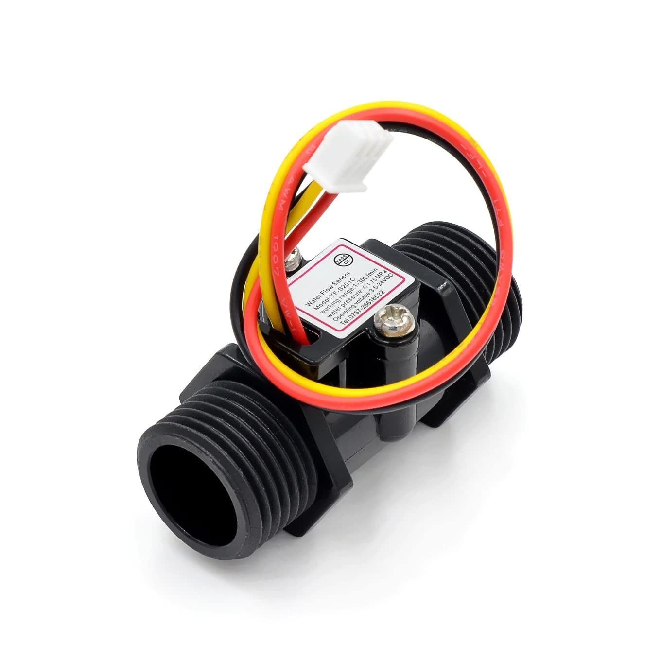 xcluma YF-S201C Flow Turbine Flowmeter Water Flow Sensor Hall Flow ...