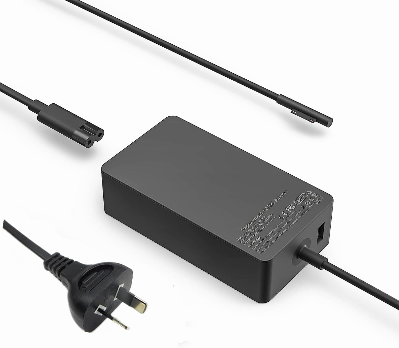 65W Power Adapter Charger for Microsoft Surface Pro X Pro 7 Pro 6 Pro 5 ...