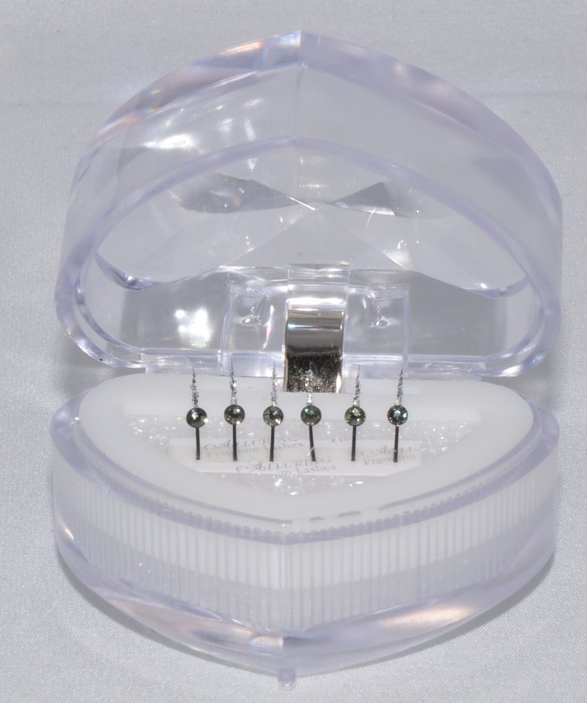 Amazon.com: Swarovski Black Diamond Rhinestone, Glitter lashes. Jewel ...