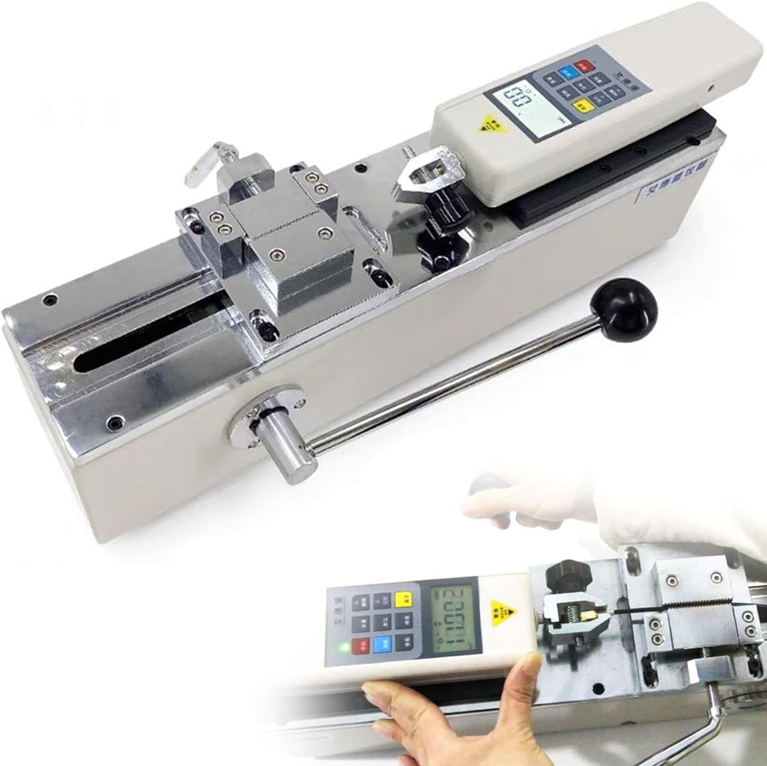 Amazon.com: Horizontal Push-Pull Test Bench with HP-500 Pressure Gauge ...