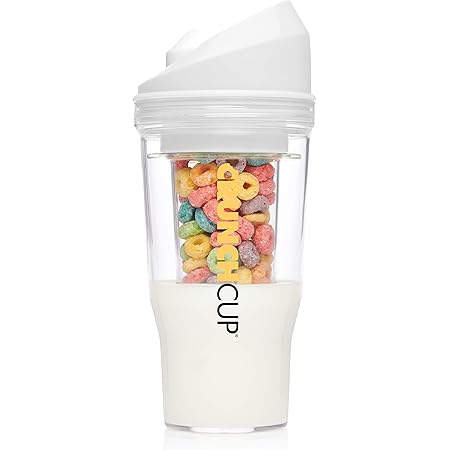 Amazon.com: Cereal On The Go, Cup Container Breakfast Drink Milk Cups ...