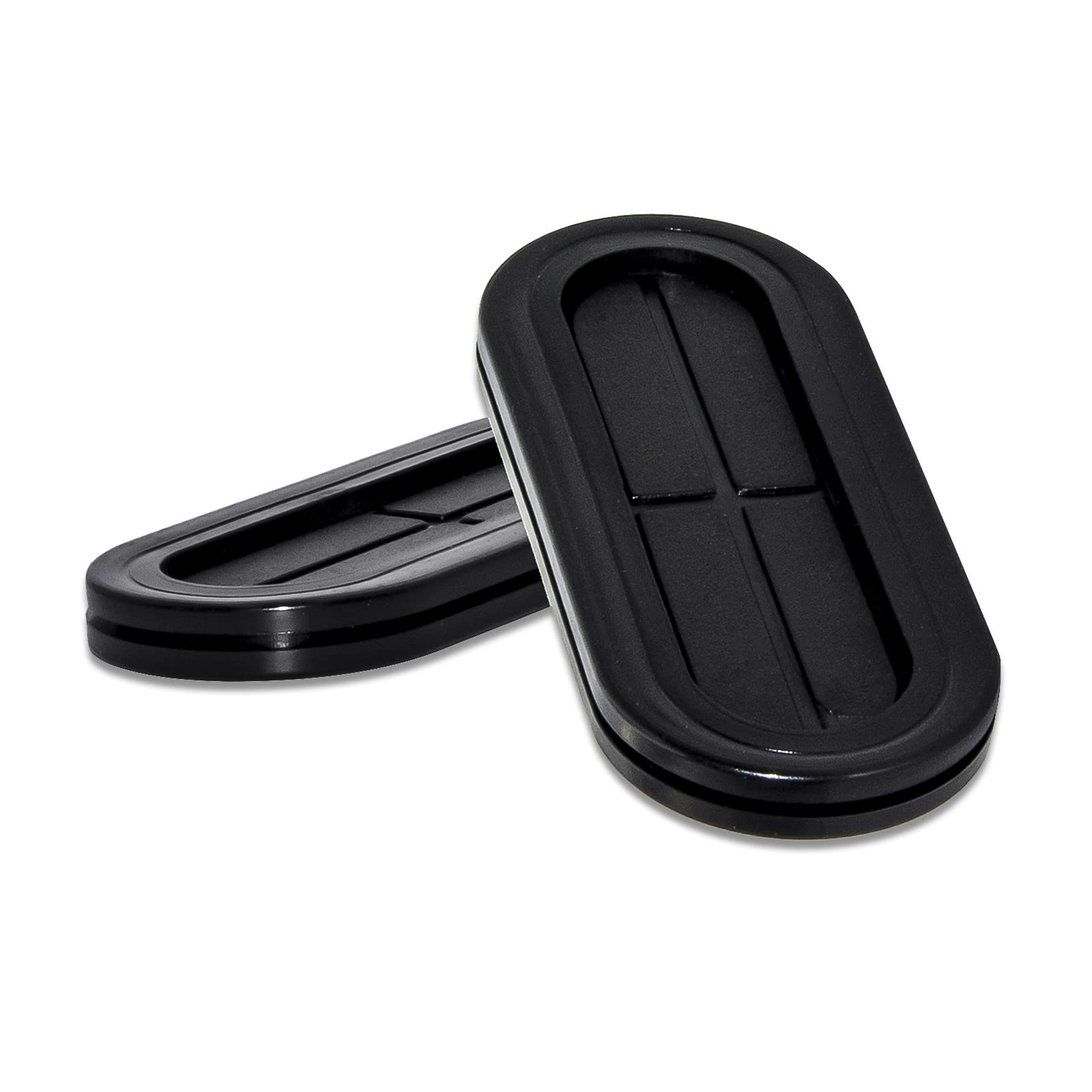Snapklik.com : 4-Pack Black 20 X 50 Mm, 13/16" X 2" Drill Hole Double ...