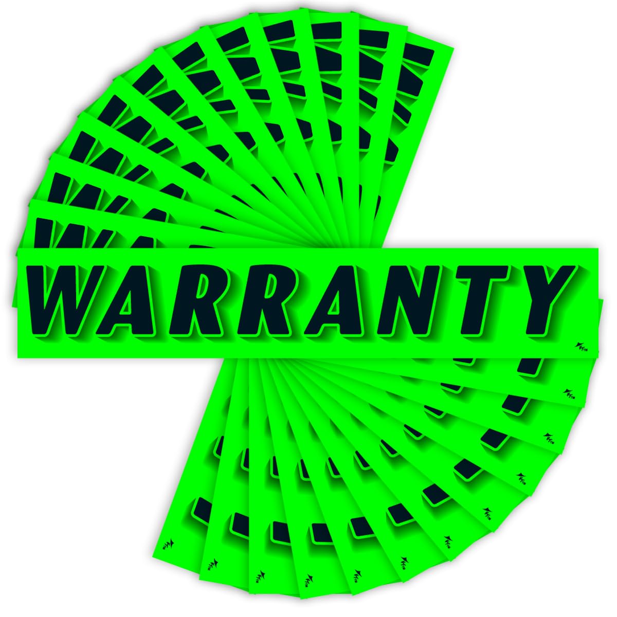 Amazon.com - Versa Tags Dealership Stickers 12 Pack of Warranty ...