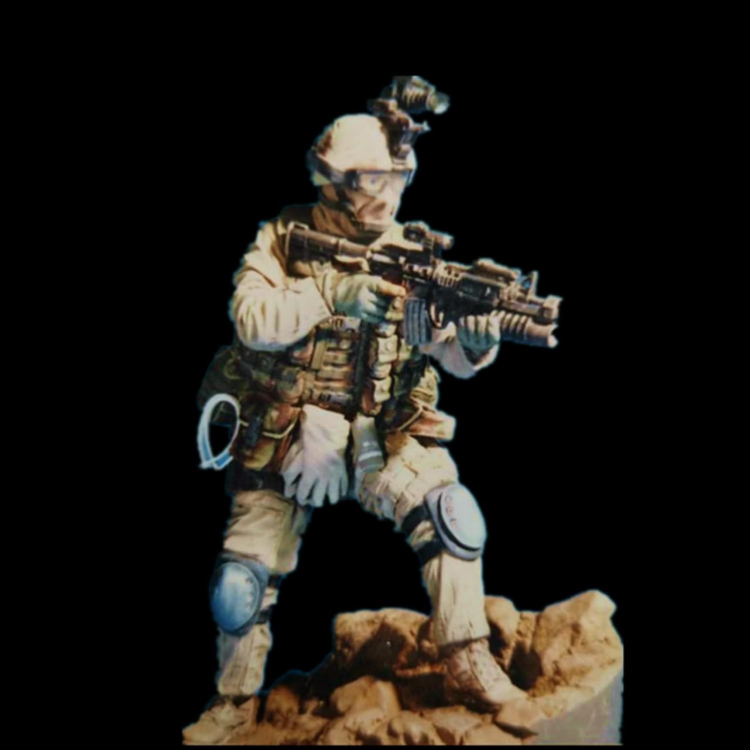 Amazon.com: 1/16 Resin Character Soldier Model Afghanistan War US ...