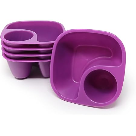 Amazon.com: Weewooday Snack and Dip Bowls, Chips Serving Bowls Anti ...