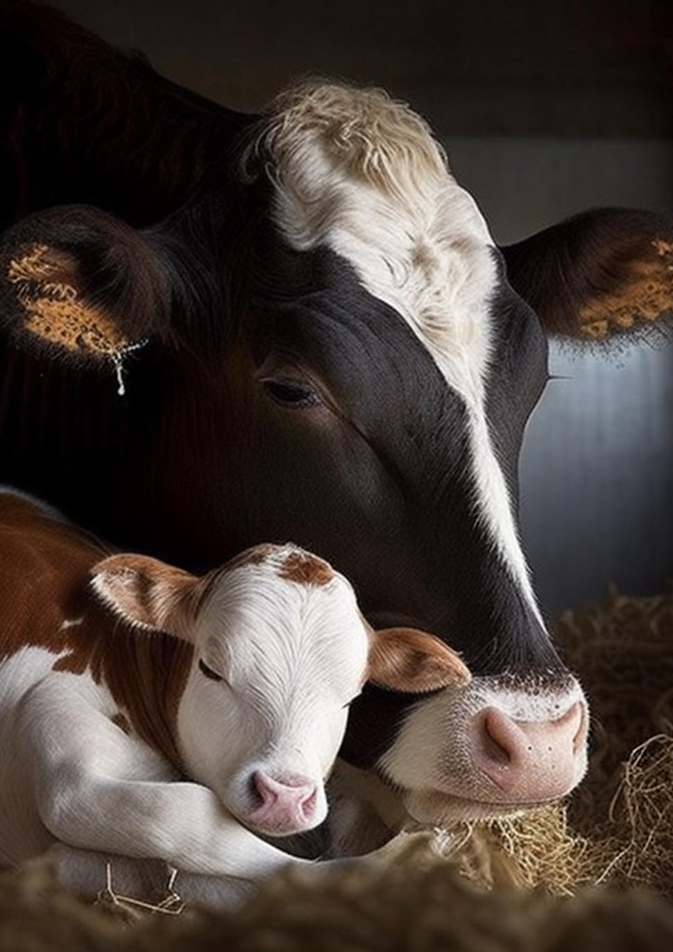 Amazon.com: Wild Animals Jigsaw Puzzles 500 Pieces,Cute Cow Puzzles for ...