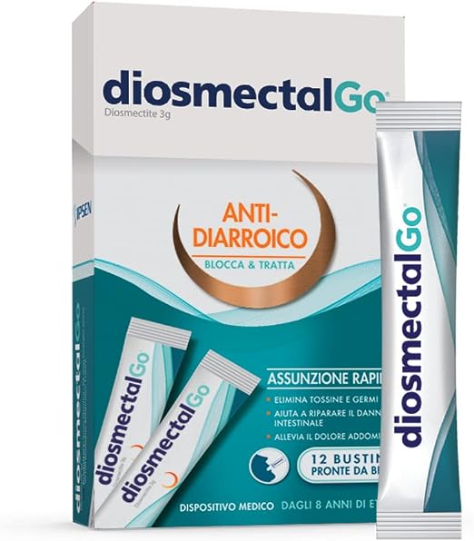Diosmectal Go - Anti-diarroico - Protegge Intestino, Elimina Tossine ...