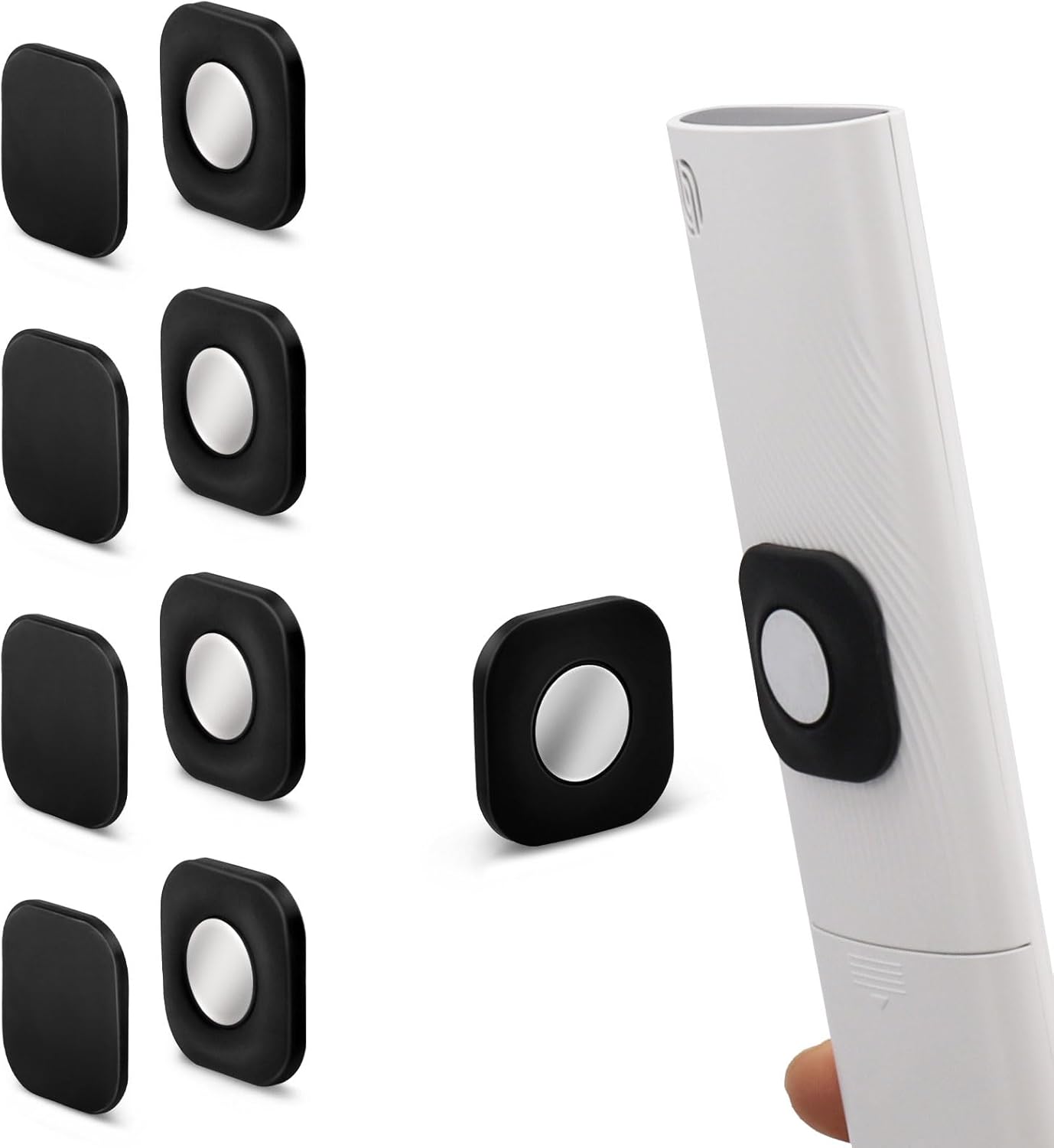 WALLFID Silicone Magnetic Remote Control Holder - Curved Back ...