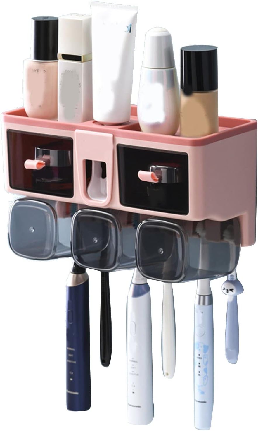 Amazon.com: Toothbrush Organizer, Automatic Toothpaste Dispenser ...