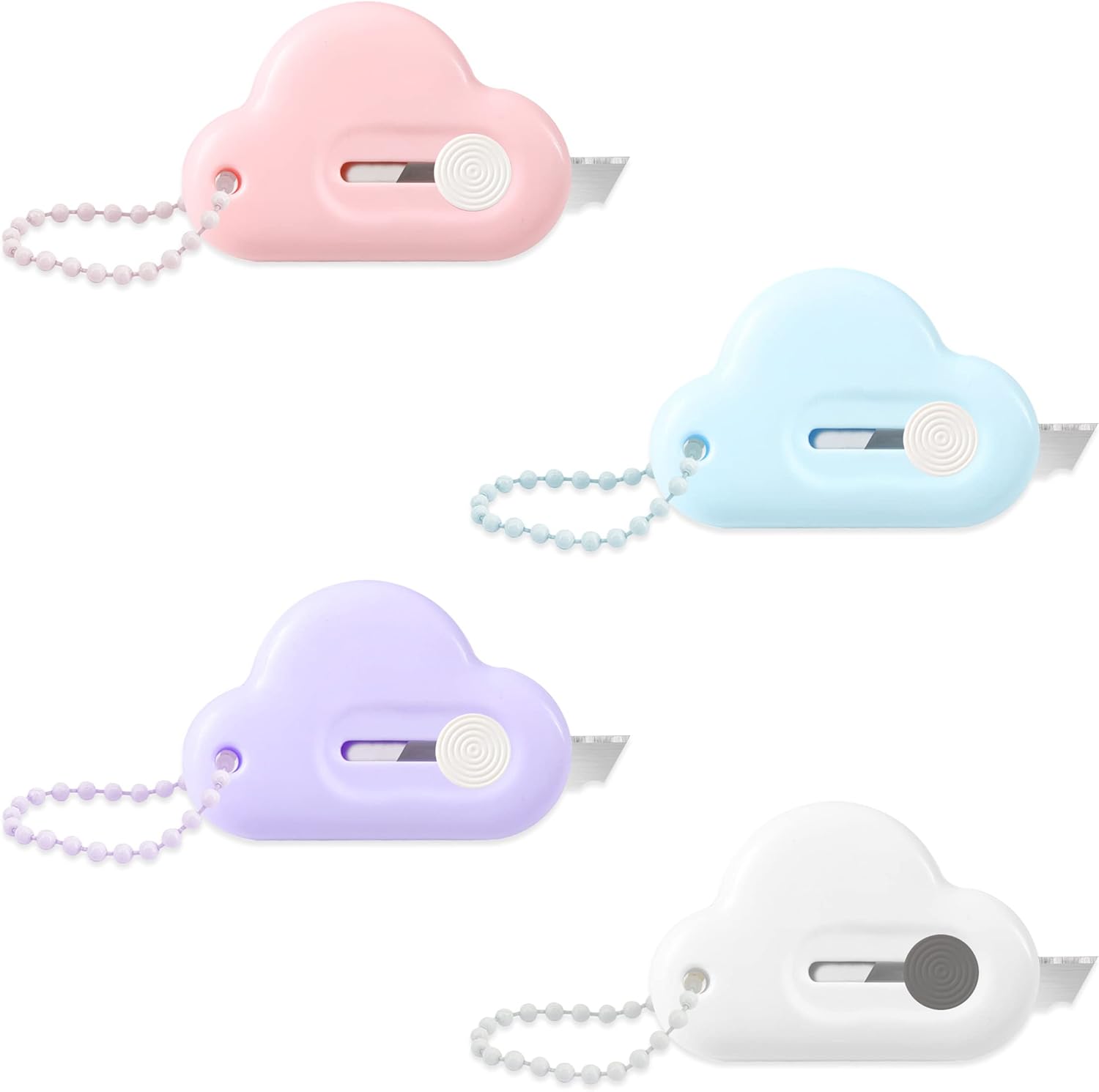 Amazon.com: 4Pcs Mini Retractable Utility Knife,Cloud Shaped Art Paper ...