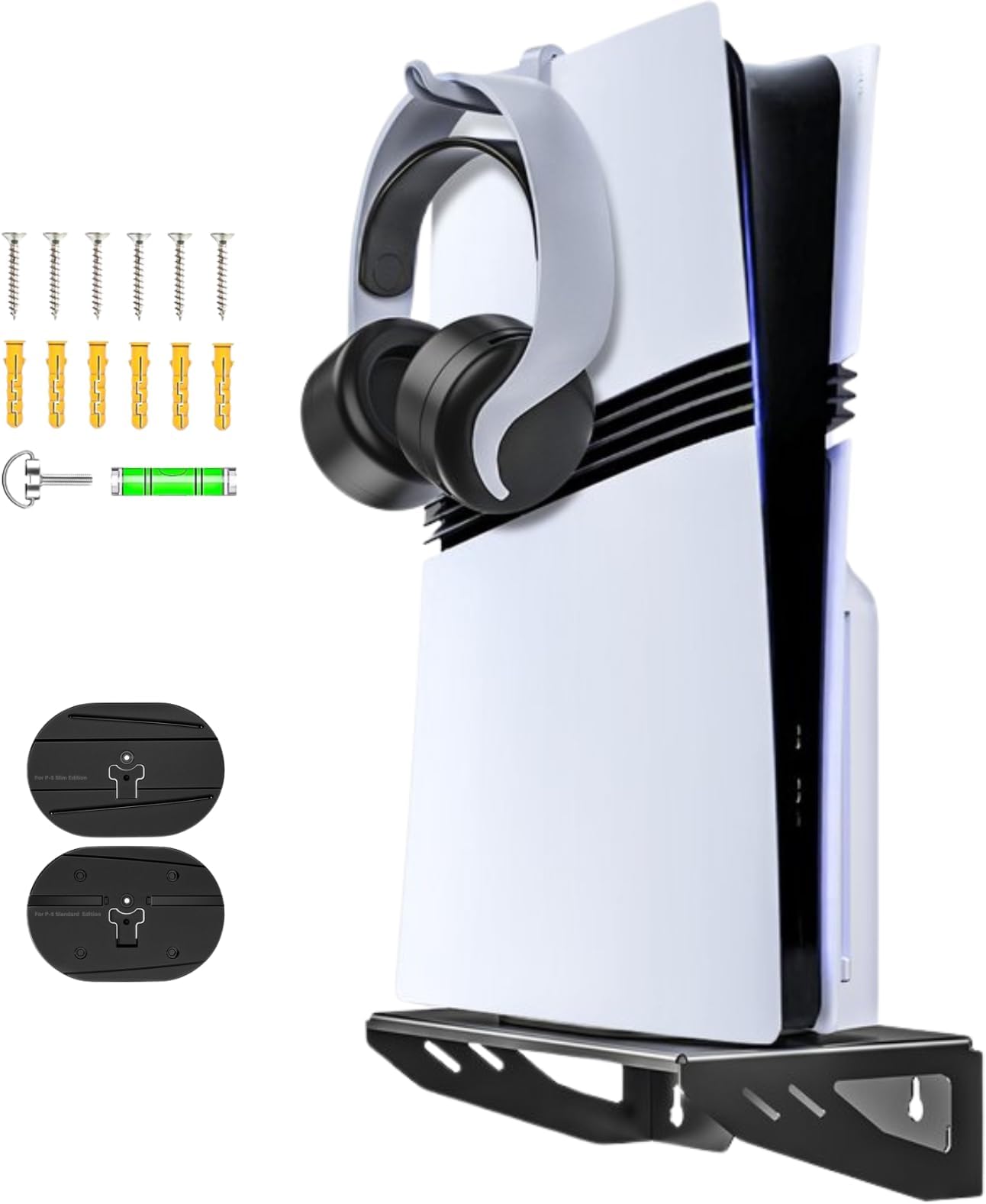 Amazon.com: PS5/PS5 Pro/Slim Wall Mount Kit - Steel Wall Mount for ...