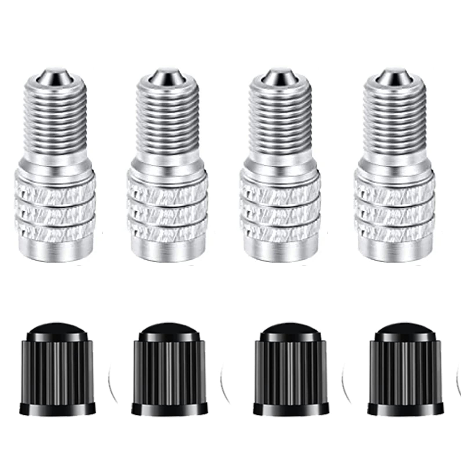 Snapklik.com : 4 Pack Double Seal Valve Stem Caps,Double Seal Inflate ...