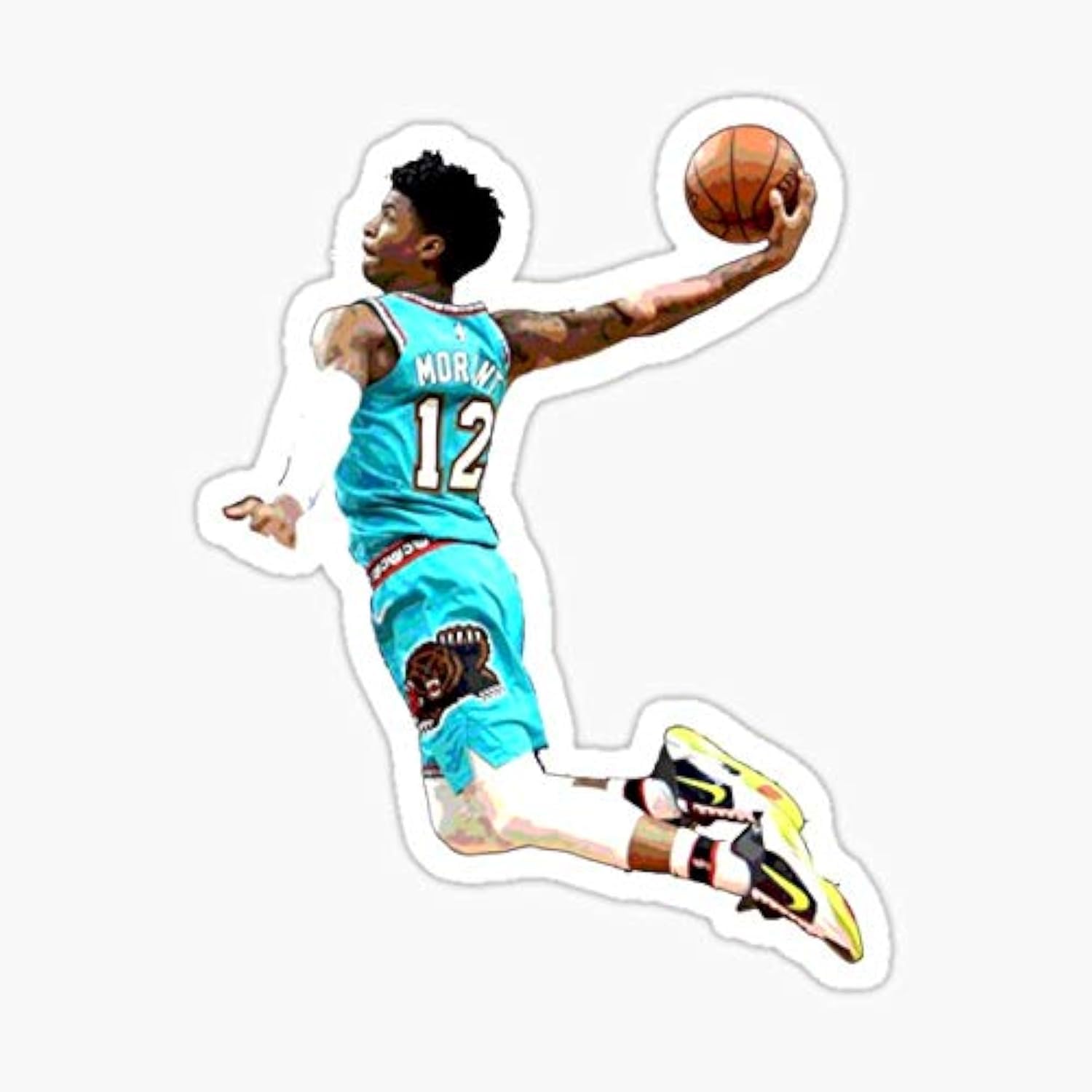 Amazon.com: Ja Morant Sticker - Sticker Graphic - Auto, Wall, Laptop ...