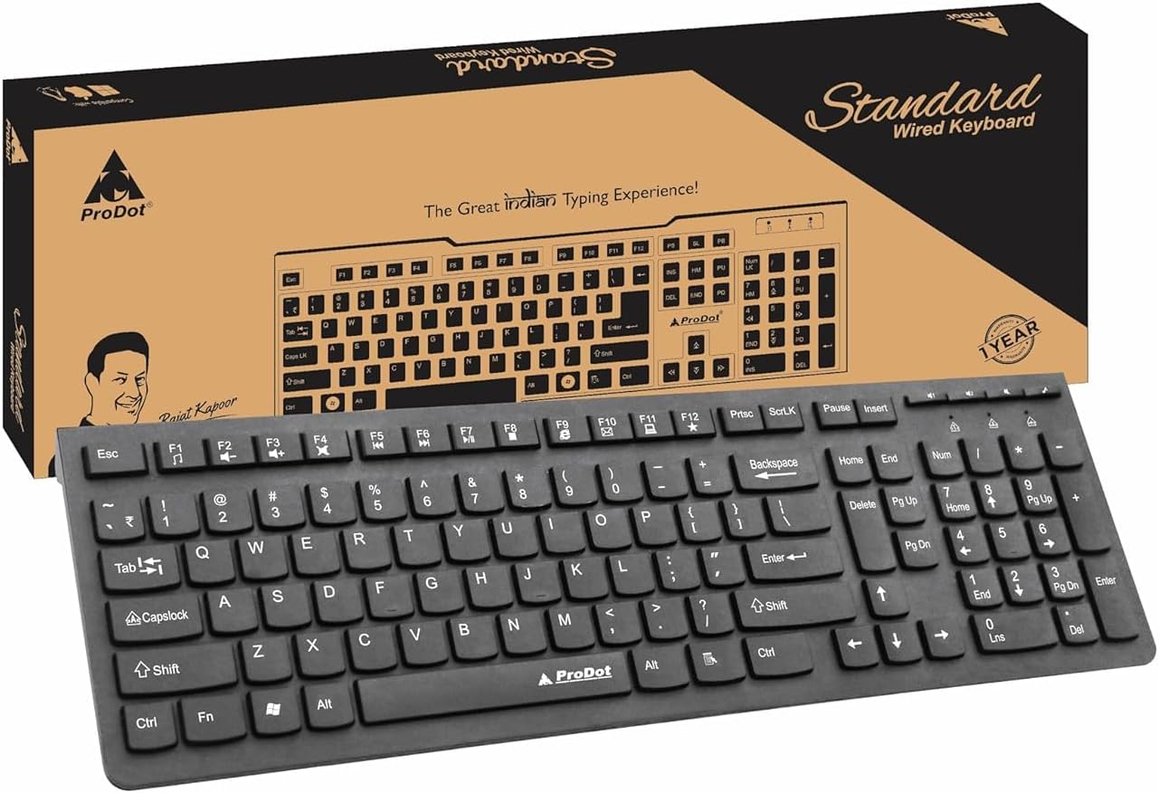 Amazon.in: Buy ProDot QWERTY “Made in India” Keyboard with Low Profile ...
