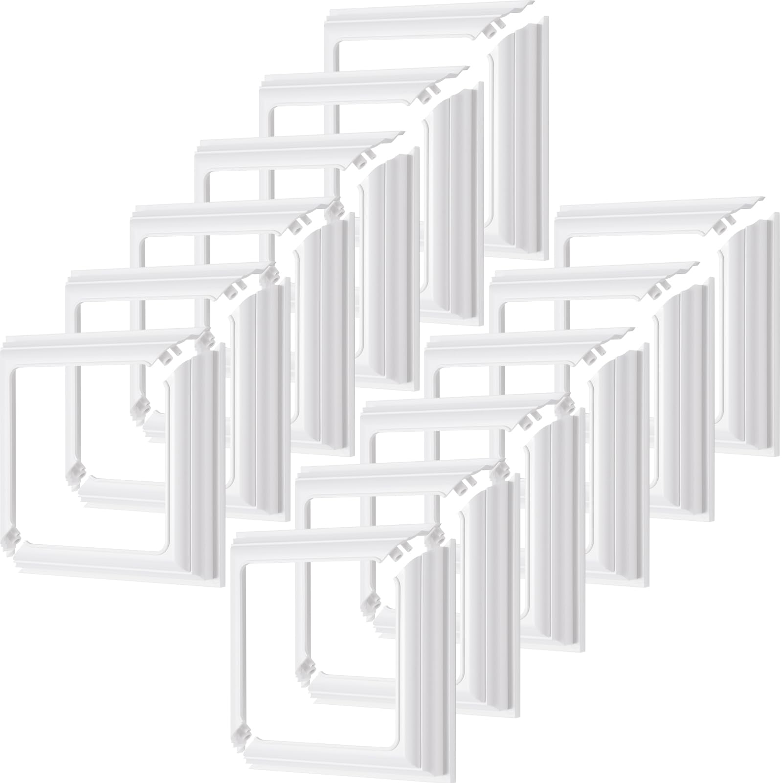 Canomo 4" x 4" Vinyl Post Skirts, Split Style Vinyl Fence Post Skirts ...