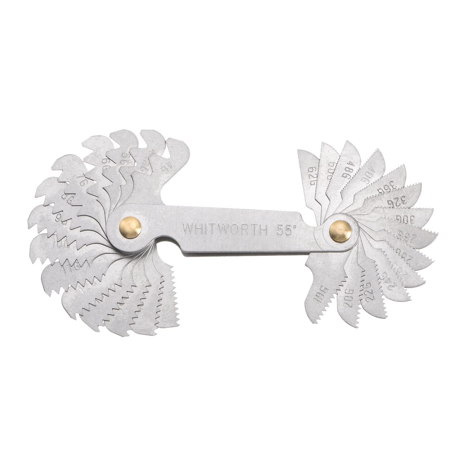 HARFINGTON British Whitworth 4G-62G Screw Thread Pitch Gauge Tool Pitch ...