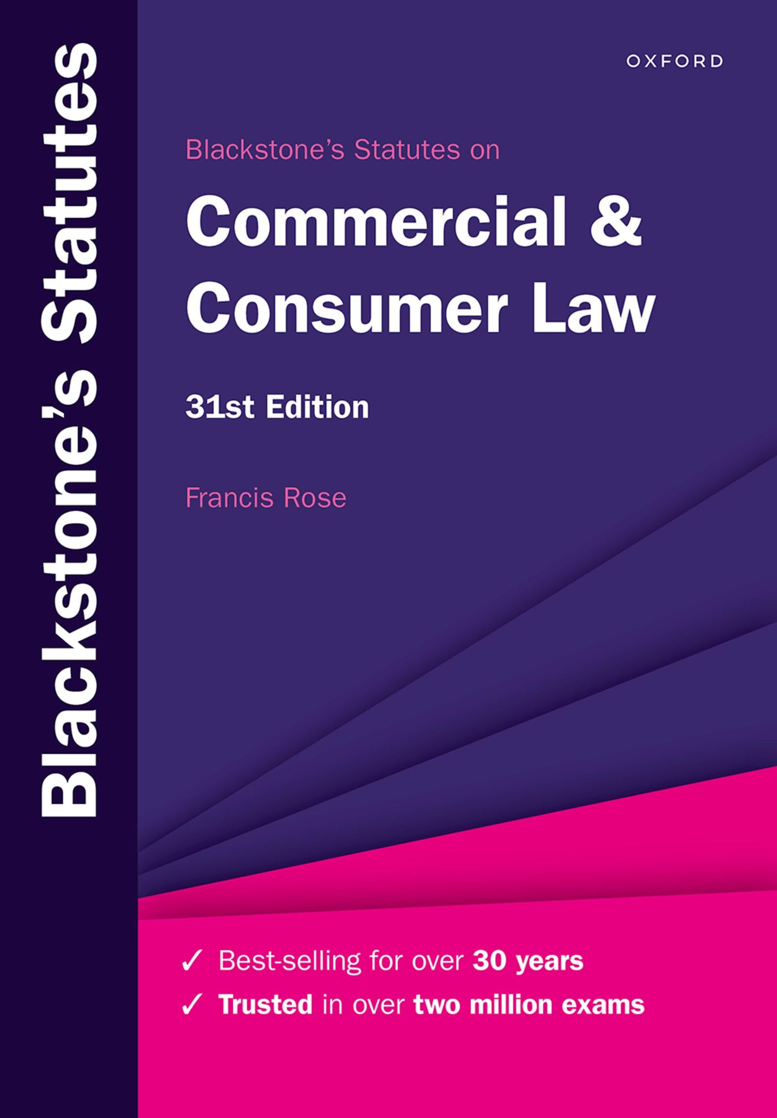 Blackstone's Statutes on Commercial & Consumer Law (Blackstone's ...