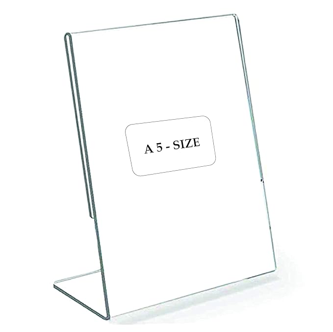 Premium Acrylic L-Shaped Stand - Sleek and Sturdy Display Solution for ...