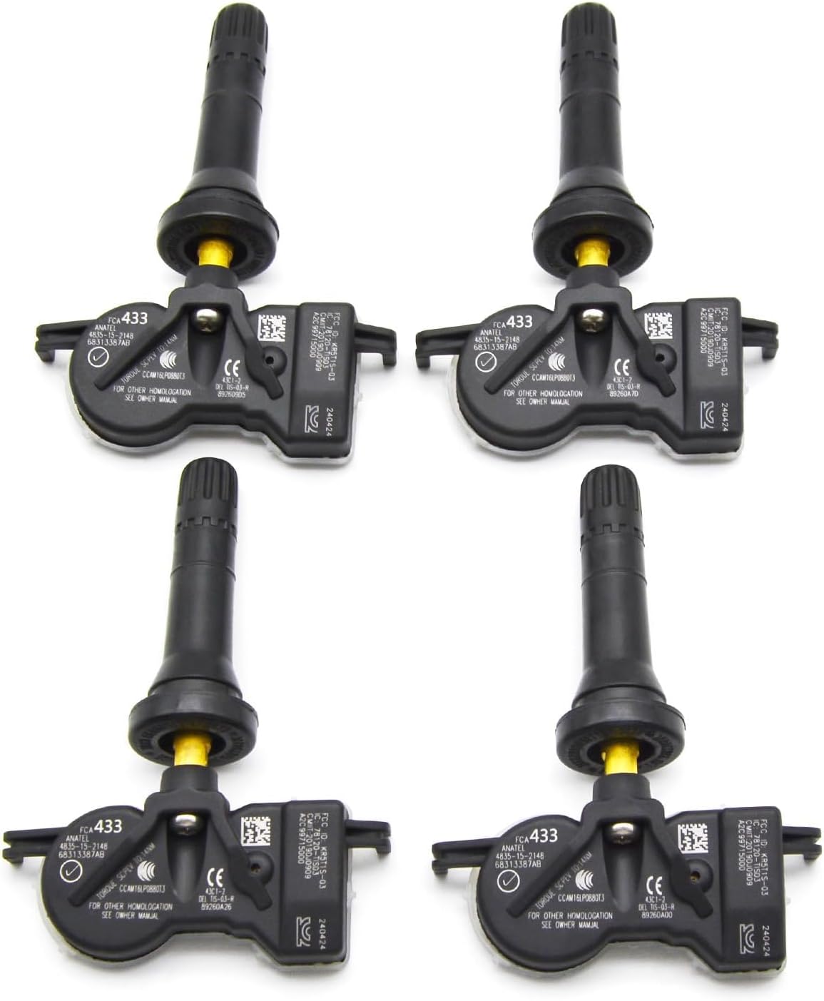 Amazon.com: IZYSS 4-Pack TPMS Sensor for Dodge Tire Pressure Monitoring ...