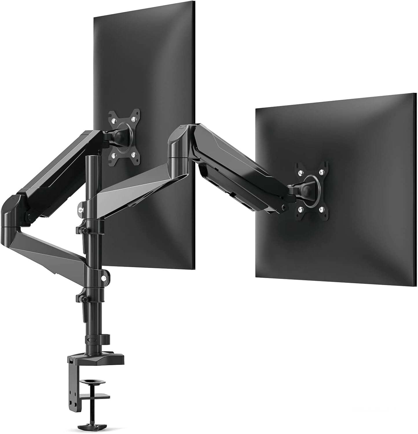 Amazon.com: Dual Monitor Stand, TEMPSPACE Monitor Arm Fits 15-35” Flat ...