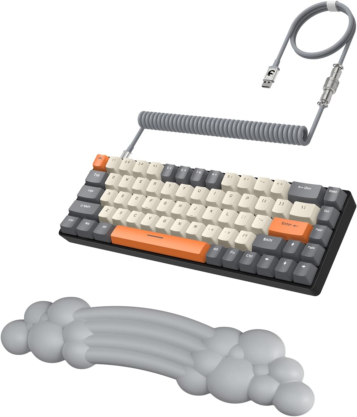 Amazon.com: ZIYOU LANG 65% Wired RGB TKL Portable Mechanical Gaming ...