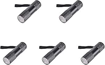 Amazon.co.jp: 9LED Light Money Flashlight Fluorescent Agent Detection ...