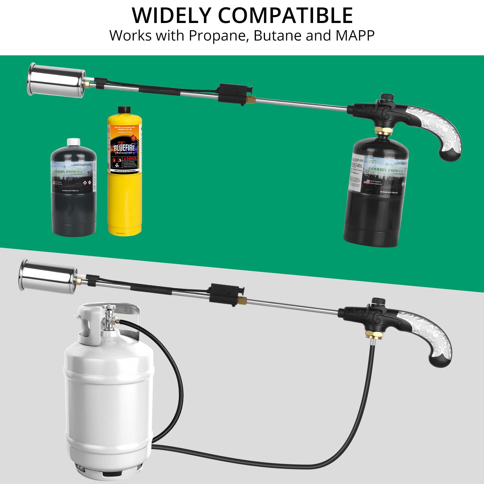 Snapklik.com : Sondiko Big Flame Propane Torch Head Kit, Weed Torch ...