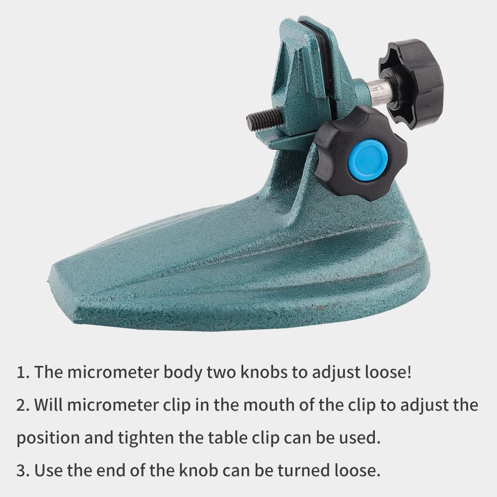 Snapklik.com : Simple Operation Stable Micrometer Holder, Blue ...